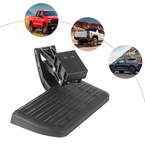 Rear Left Side Bumper Step Folding Truck Tailgate Step For 2021-2023 ...