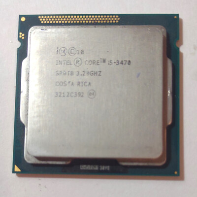 Intel Core i5-3470 @ 3.20GHz LGA1155 Quad-Core 6MB CPU Processor SR0T8 ...
