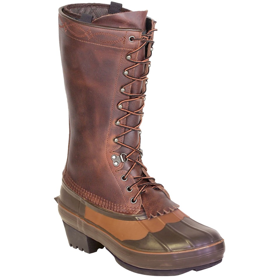 KENETREK Men's Cowboy Leather Upper Warming Insulated Lace PAC Boots | eBay