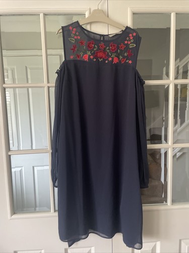 Girls TU summer tiered maxi dress blue age 12 BNWT | eBay