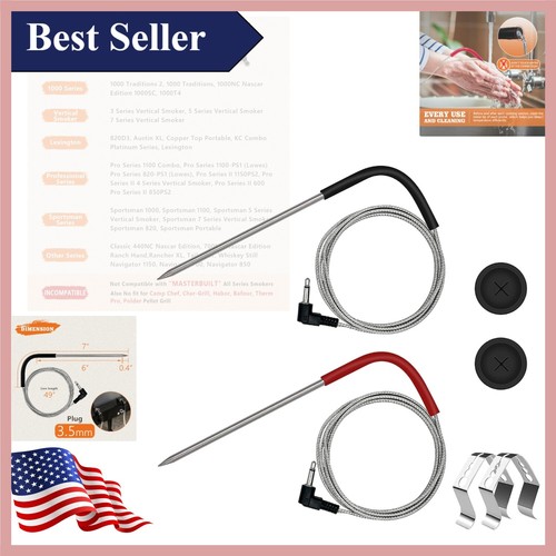 Precision Temperature Monitoring Probes for Pit Boss Pellet Grills - 2 ...