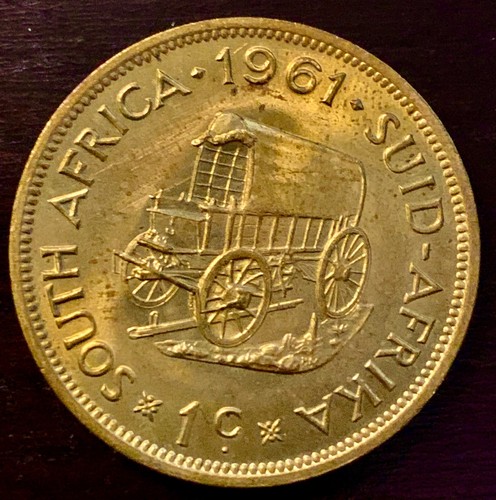 SOUTH AFRICA 1 CENT 1961 SUID AFRIKA Money Coin | eBay