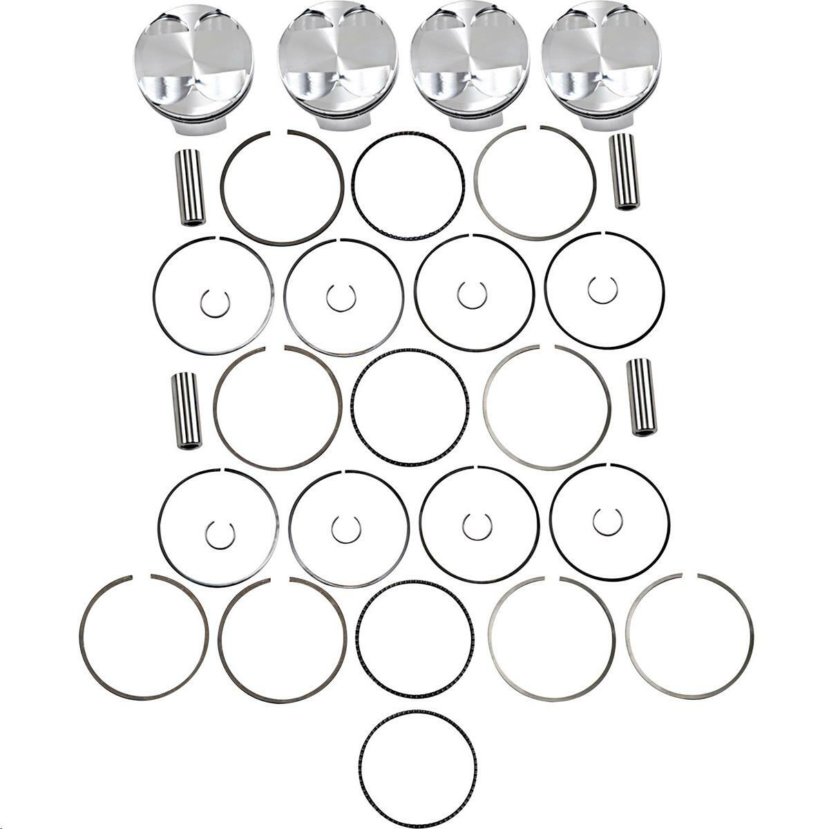 J.E. Pistons - 274086 - FSR Piston Kit, 2.00mm Oversize to 83.00mm, 13. ...