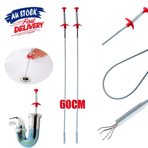 Flexible Removal Remover Twist Drain Plumbing Hair Pipe Sewer Cleaning Tool | eBay Australia