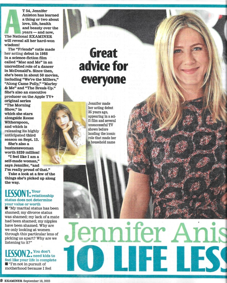 National Examiner Hollywood's 15 Biggest Penny Pinchers Jennifer ...