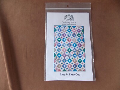 Easy in Easy Out Quilt Pattern Quilting Time NIP | eBay