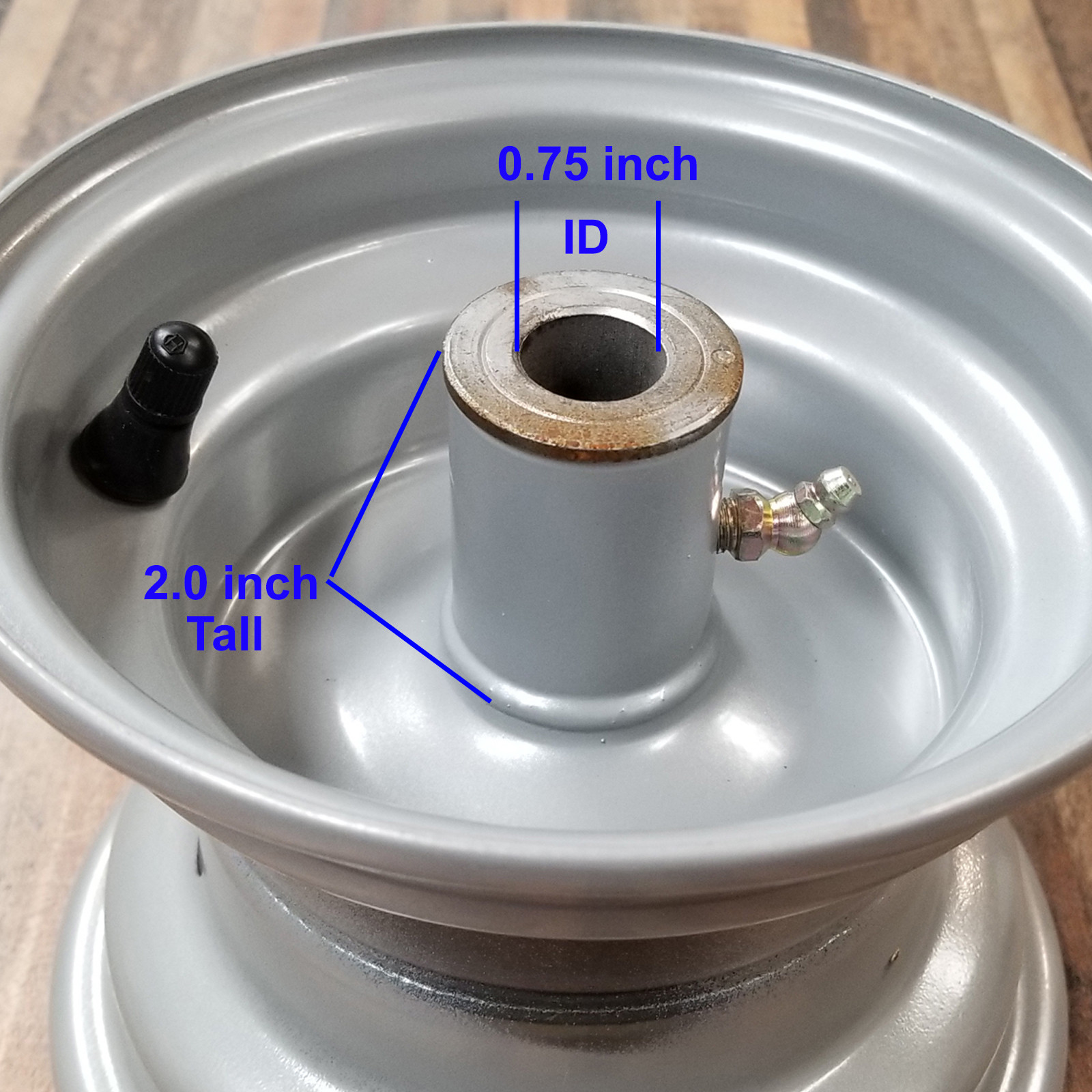 6x4.5 Riding Lawn Mower Garden Tractor RIM WHEEL 3/4" bushing for 15x6 ...