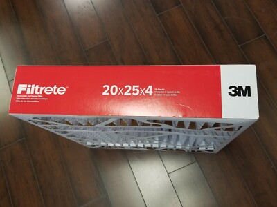 3M Filtrete 20x25x4 Electrostatic Air Cleaning Filter (true 4" thick ...