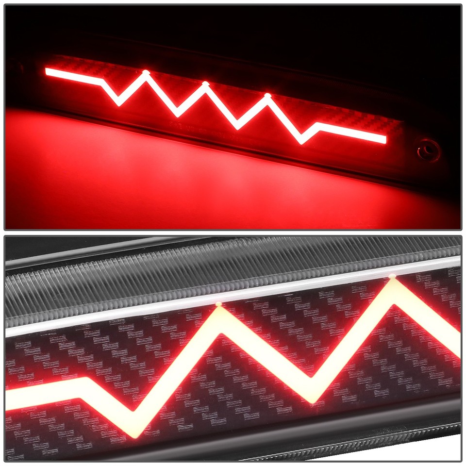 For 1993-2016 Ford Super Duty Sequential Heart Rate LED Carbon Third ...