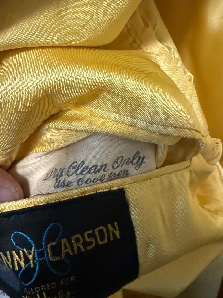 VTG 1970s Johnny Carson Mens Blazer Sport Coat Jacket 42R The Hecht Co ...