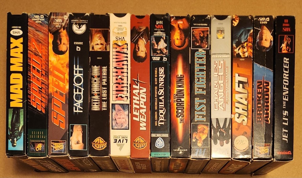 Lot of 14 ACTION VHS TAPES / MOVIES | eBay