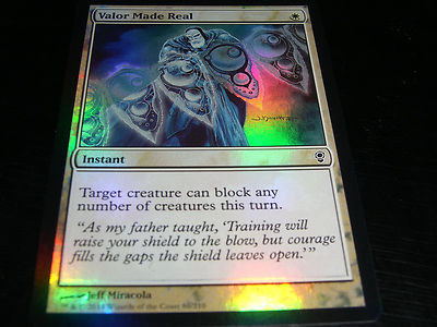 Magic the Gathering: Conspiracy - Valor Made Real FOIL Common Card [x1 ...