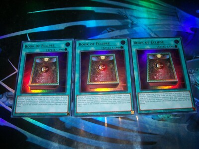 3x Book of Eclipse 1st Edition Ultra Rare RA02-EN054 Yu-Gi-Oh! | eBay