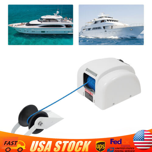 Electric Windlass Anchor Saltwater Boat Winch Marine w/ Wireless Remote ...