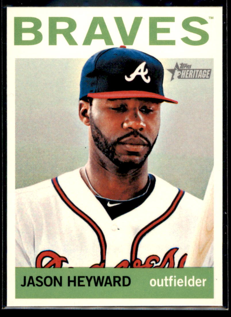 2013 Topps Heritage Jason Heyward #300 Atlanta Braves | eBay