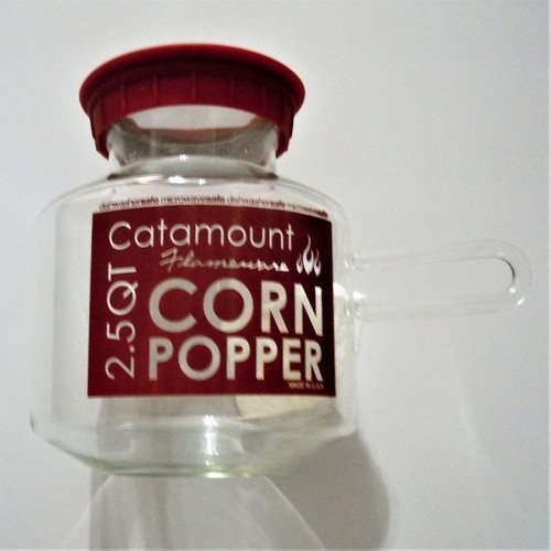 Microwave Popcorn Popper Catamount Flameware Catamount Glass 2 1/2 ...