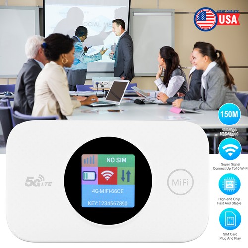 Unlocked Wireless WiFi 4G LTE Router Mobile Broadband Portable LED ...