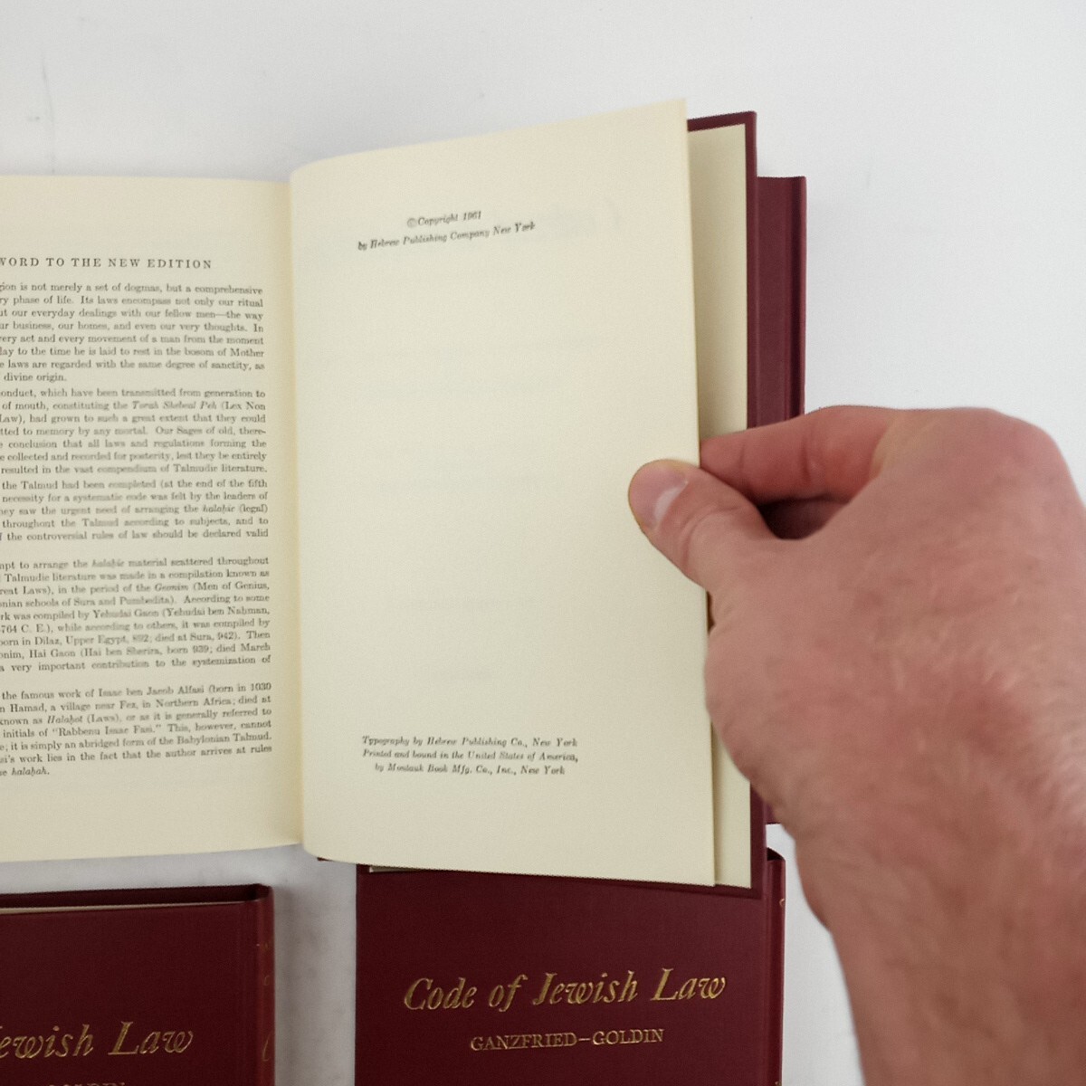 Code Of Jewish Law Kitzur Shulchan Aruch In Hebrew English Translation ...