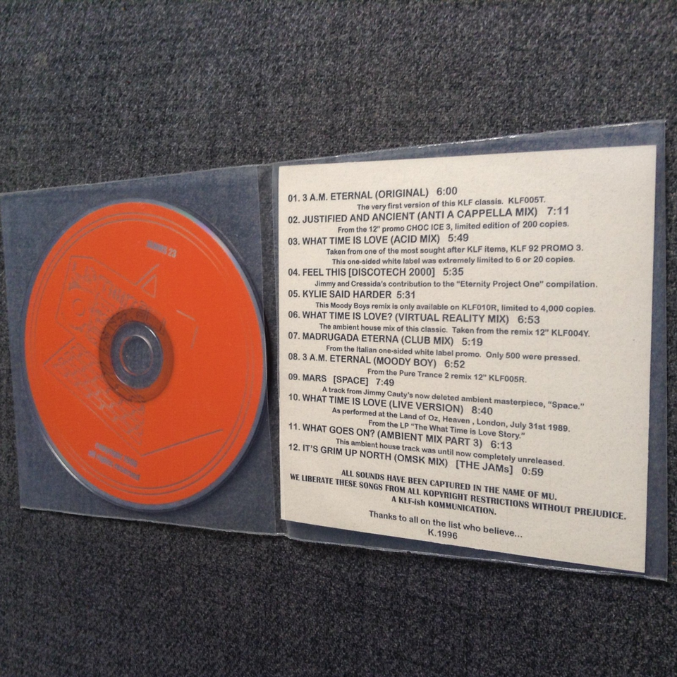 The KLF - Lost Sounds of Mu CD (Electronic/Techno/Ambient/Acid) 1996 ...