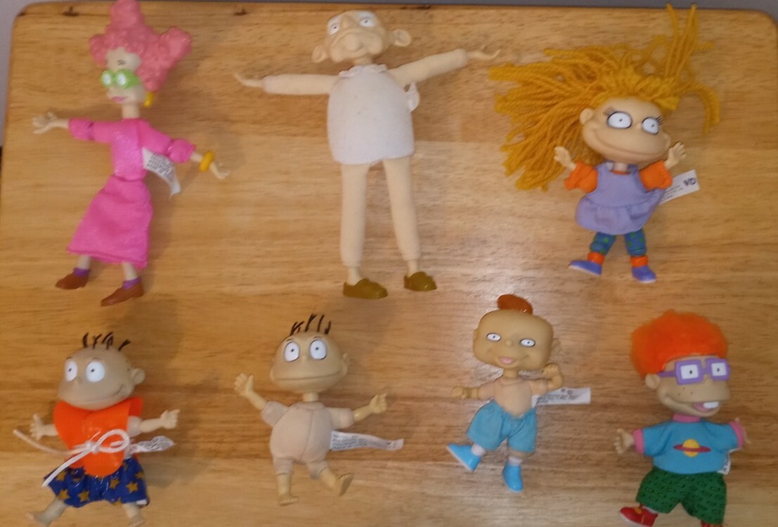 Vintage Mattel Nickelodeon Rugrats Playset Figures Lot | eBay