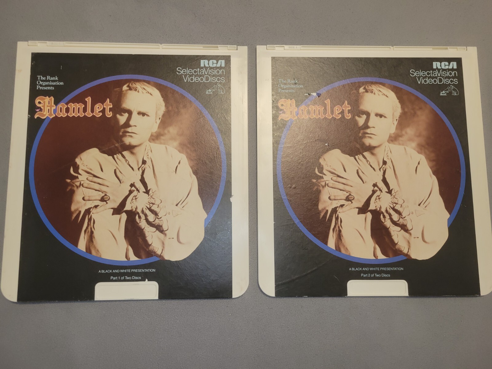 Vintage Electronics RCA Selectavision Video Discs Hamlet Parts 1 & 2 ...