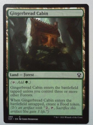 Gingerbread Cabin *Common* Magic MtG x1 Commander 2021 | eBay