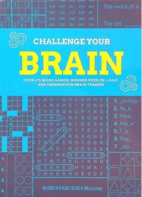 Challenge Your Brain Over 475 Word Games, Number Puzzles, Logic a | eBay