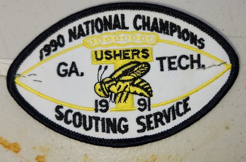 Lot Of 3 GEORGIA TECH Explorer Service BSA Scouts Football Usher Bowl ...