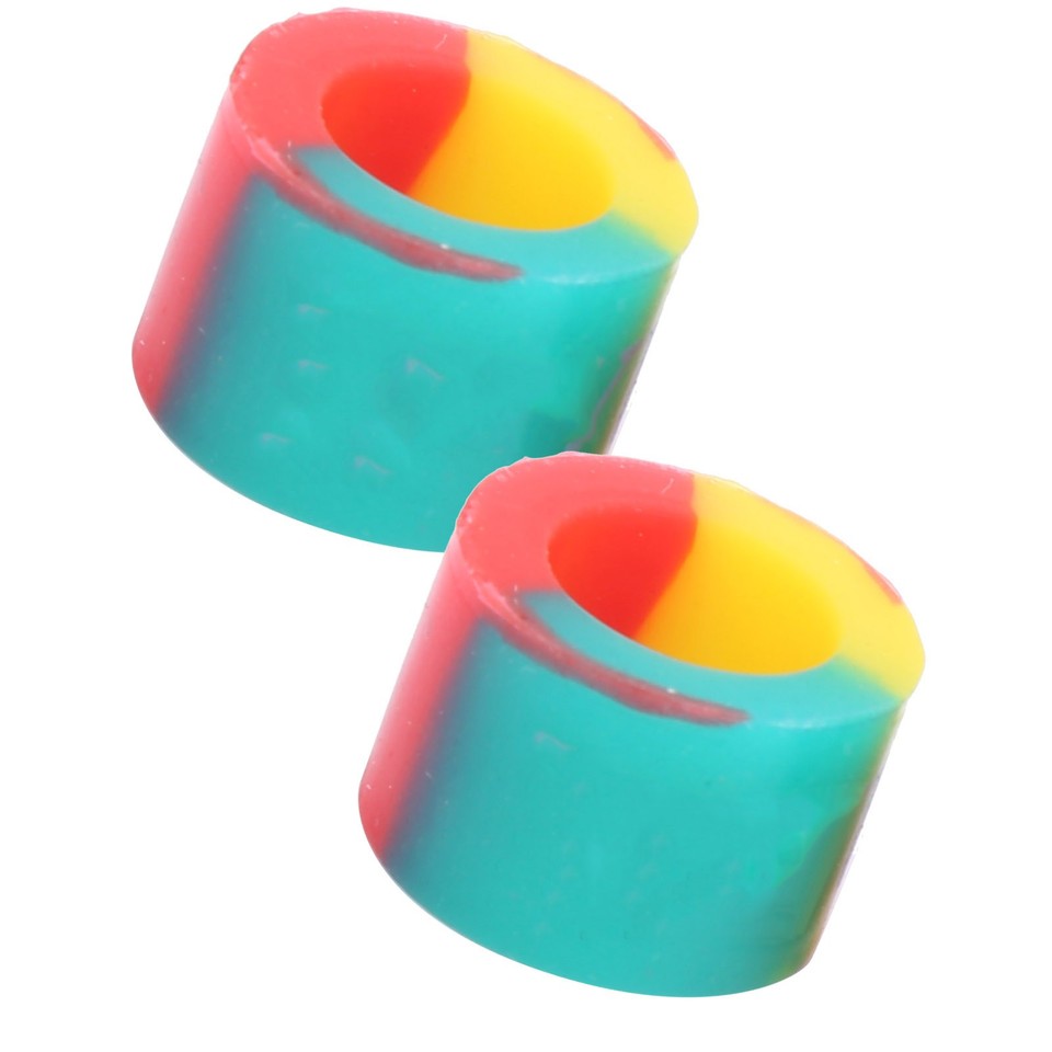 ༝20pcs Fishing Rod Stop Ring 3 Colors Pole AntiSkid Circle Rubber ...