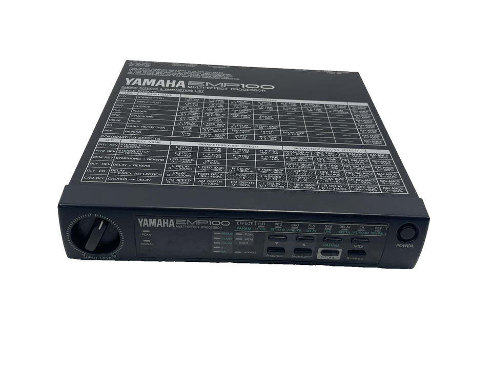 Yamaha EMP 100 Multi-Effect Processor Half Rack Desk Top with Power Supply | eBay