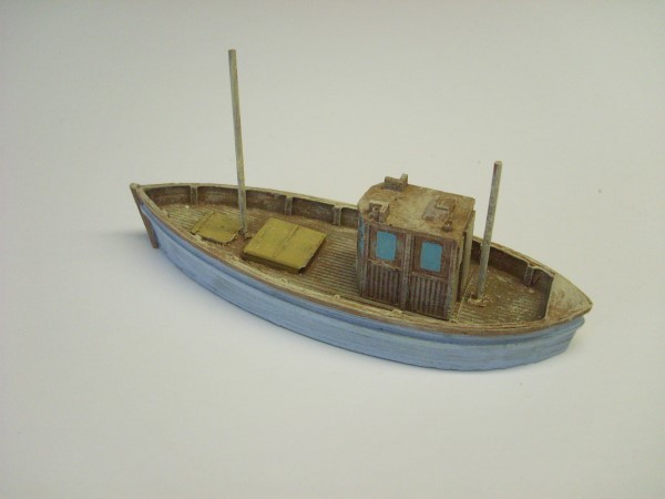 oo gauge model railway resin fishing boat 32ft Scottish MFV 1:76 scale ...
