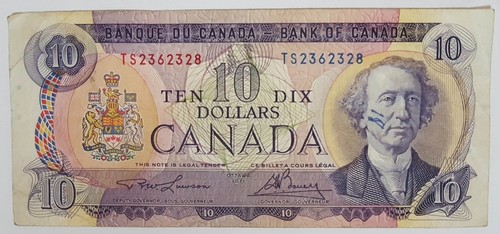 Canada Ten Dollars Dix $10 Banknote Ottawa 1971 *RARE COLLECTIBLE* | eBay