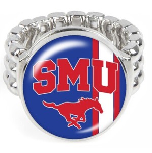 SMU Mustangs Mens Womens Ring Fits All University Football Jewelry Gift ...