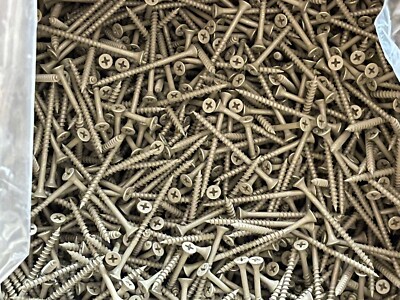 200 - Pack Deck Screws #8 2.5" long Bugle Head Screws (Phillips #2) | eBay