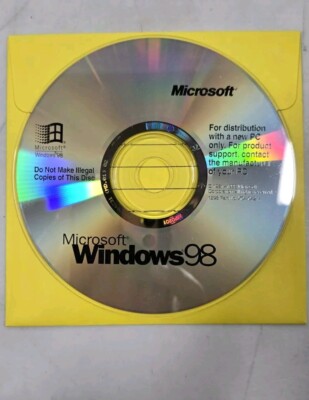 MICROSOFT WINDOWS 98 FIRST EDITION OPERATING SYSTEM Disk Only | eBay