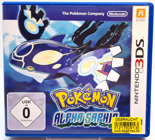 Pokemon Alpha Sapphire - Pokémon - Nintendo 3DS Game (Boxed) - 12170913 ...