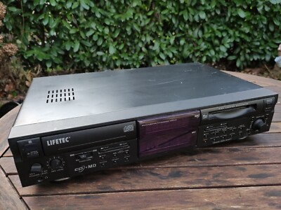 LIFETEC LT8964 CD + MD KOMBIGERÄT CD-Player + MD-Recorder MiniDisc ...