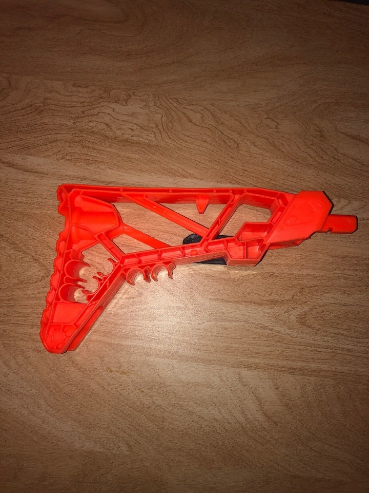 Nerf Sharpfire Shoulder Stock Orange Replacement Part For Blaster Gun ...