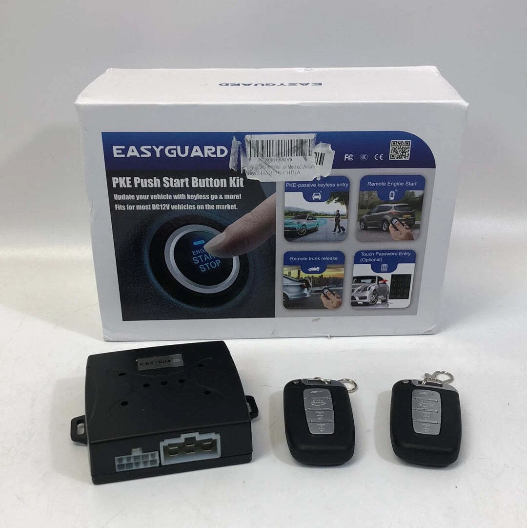 Source Easyguard Ec003 Dc12v Push Button Start Keyless Go