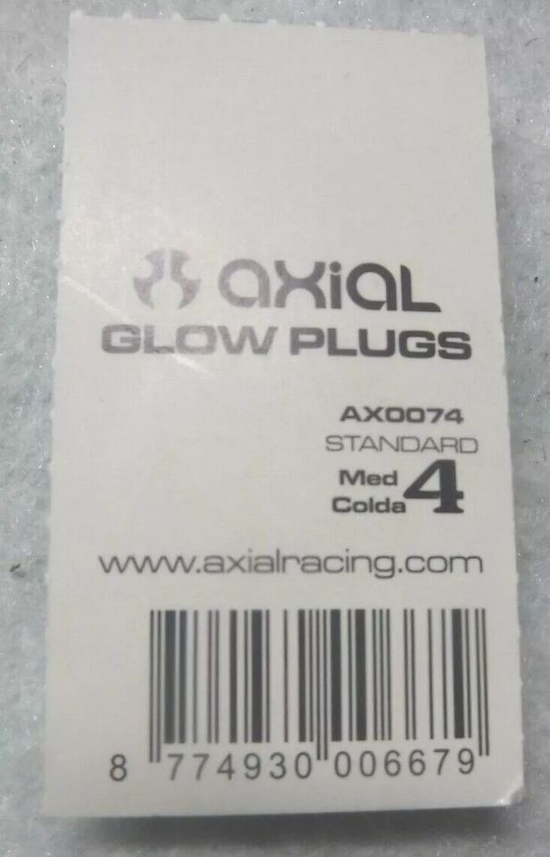 Axial Glow plugs rc Model car Standard AX0074 #4 8774930006679 | eBay
