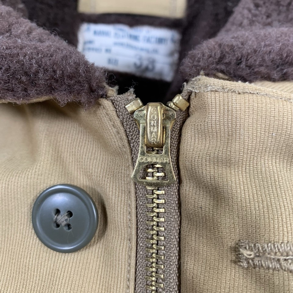 Non Stock Jacket Mens 38 Brown N-1 Deck Bronson USN Navy Military Naval ...