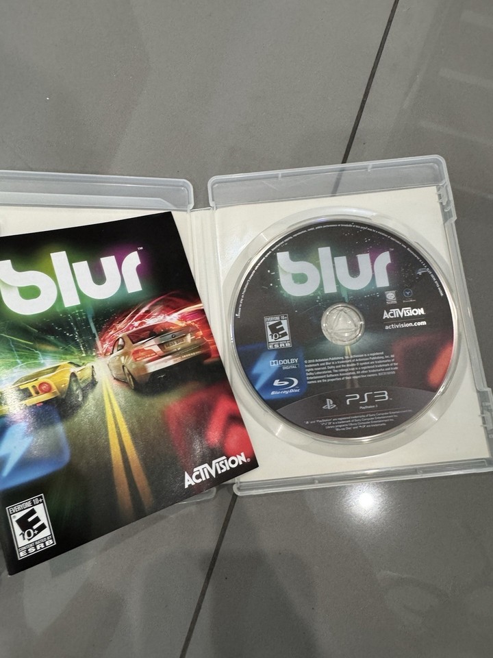 Blur Car Racing Game Complete w/Manual For Sony PlayStation3 PS3 ...