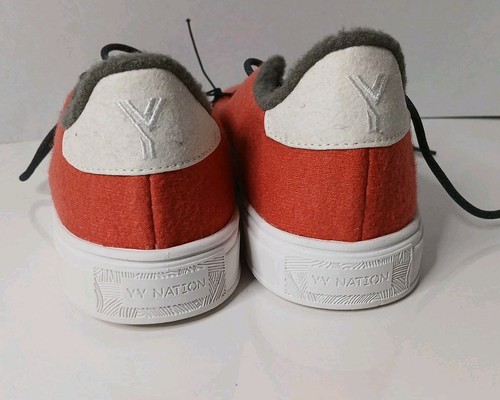 YY Nation Women's Cirro WOOL Sky Captain RED Casual Shoes Sneakers Size ...