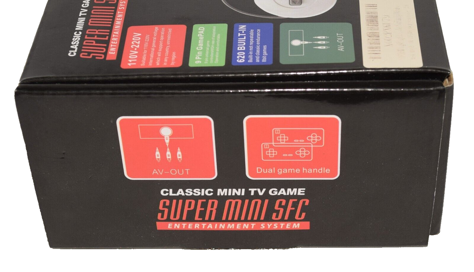Super Mini SFC TV Game Console with 620 Games in Original Open Box | eBay