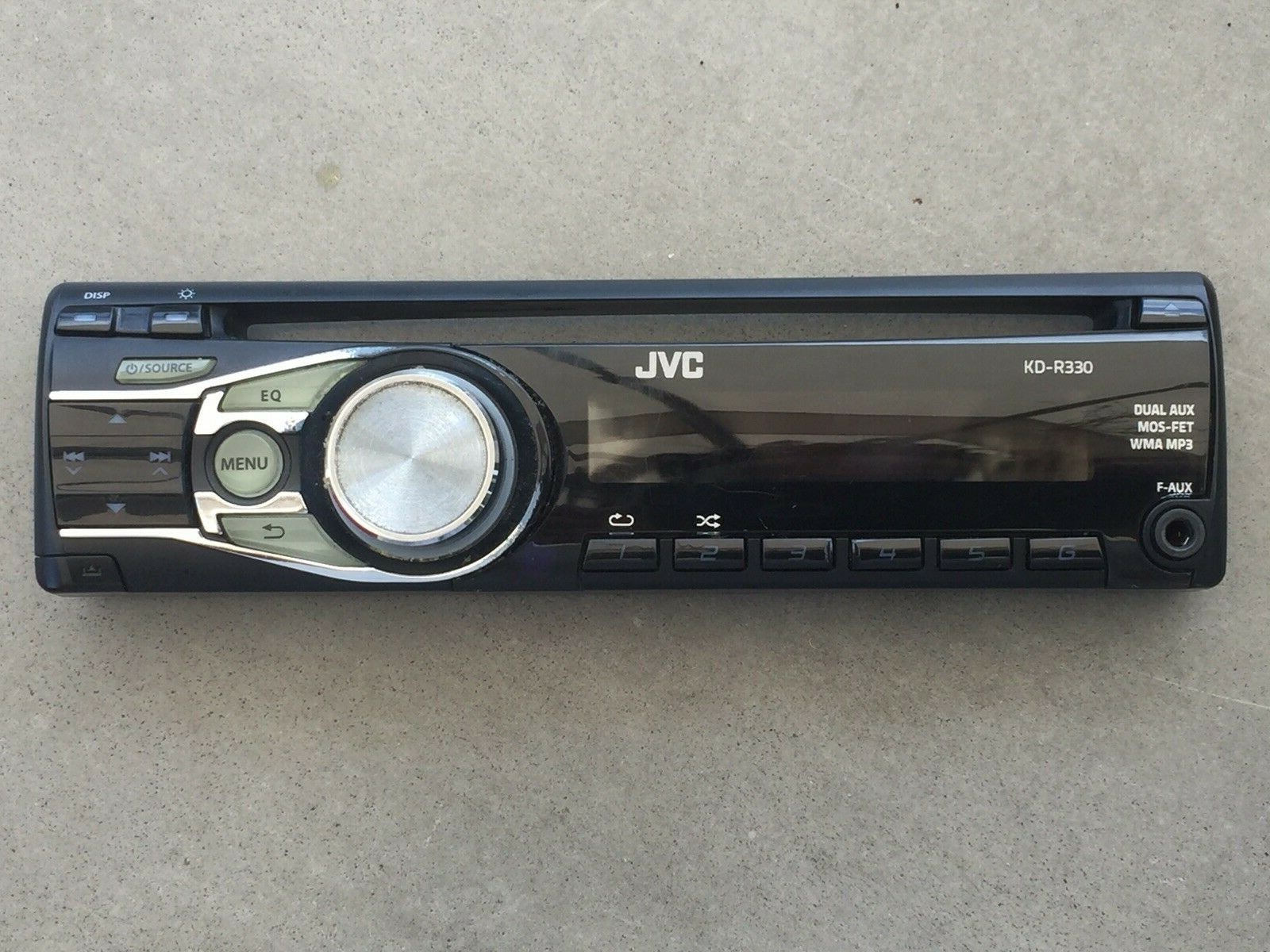 JVC KD-R330 CAR STEREO FACEPLATE ONLY JVC KD-R330 FACEPLATE ONLY OEM 🟠 ...