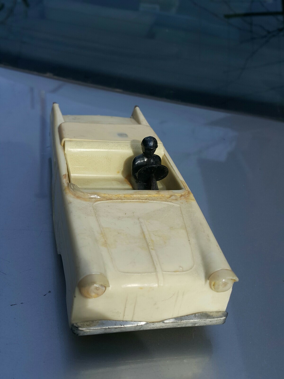 VINTAGE ZIL CHAIKA GAZ VOLGA TOY FRICTION CAR CABRIOLET SOVIET RUSSIA ...