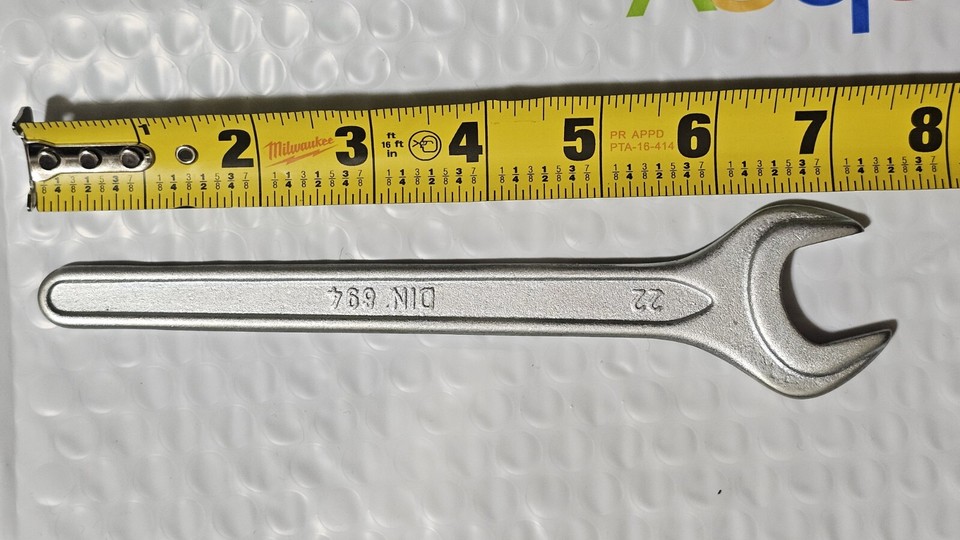 22MM Din 894 Open End Wrench Spanner Made In West Germany. | eBay