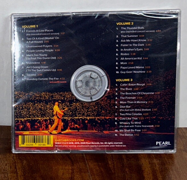 Garth Brooks - Triple G Live Deluxe - (3CD’s, 2020, Pearl Records ...