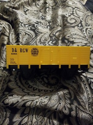 Scientific Toys #4068 D & RGW Rio Grande Yellow Train Car G-Scale | eBay