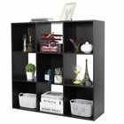 9-Cube Storage Cabinet Wood Shelf Cubical Cube Chipboard Home Organizer ...